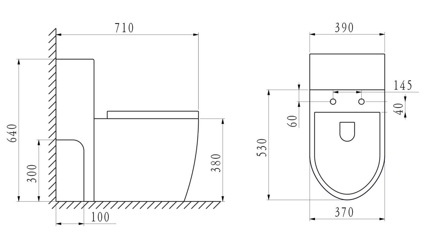 水鹿优选狂暴小旋风马桶——超强冲洗力，后空设计易清洁-水鹿卫浴专业优选